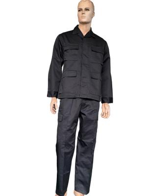 China Customized Black Ceremonial Uniform Set Casual Comfortable Top 45% Wool 55% Polyester for sale