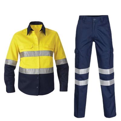 China Reflective Strips Workwear Uniform For Construction Sites Labor Protection Clothing for sale
