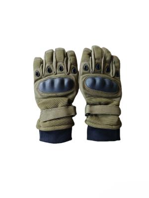 China Military Green Winter Tactical Gloves Insulated Windproof Touchscreen for sale