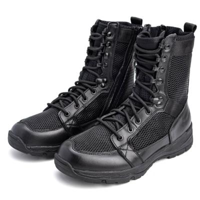 China Black Marine Military Boots Ultra Light Combat Tactical Boots For Men EU 37-46 for sale