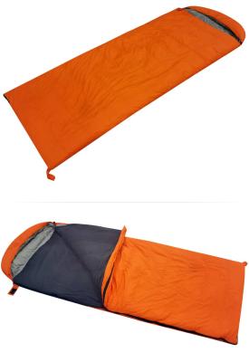 China Envelope Folding Sleeping Bag 320T Polyester Army Green 210x80cm for sale