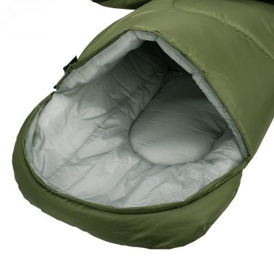 China 190T Polyester Waterproof Sleeping Bag for Camping Hiking Mountaineering for sale
