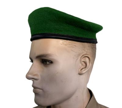 China Custom Wool Military Beret Cap Adjustable Size 52-64cm for sale