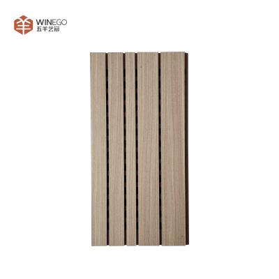 China Art Design And Aesthetics Grooved Acoustic Panel For Conference Rooms for sale