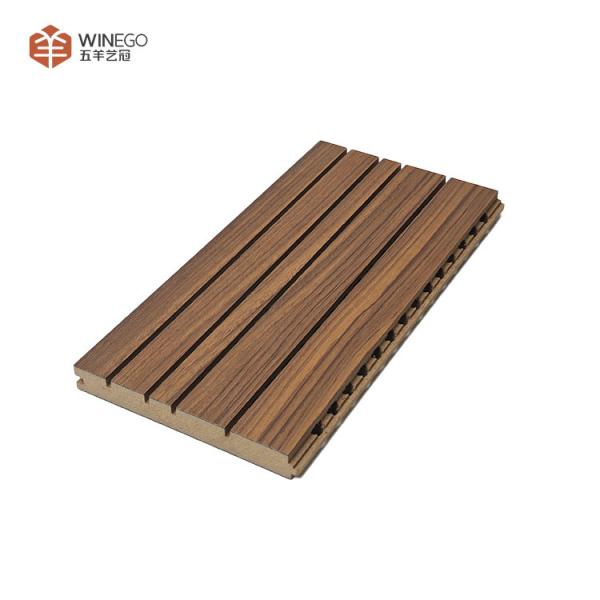 Quality Enhance Theater Acoustics with Grooved Acoustic Panel for Better Sound Clarity for sale