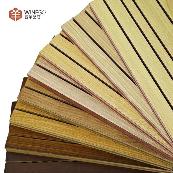 Quality Enhance Theater Acoustics with Grooved Acoustic Panel for Better Sound Clarity for sale