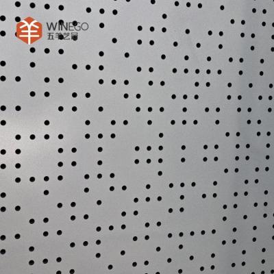 China Design Aesthetics Aluminum Perforated Acoustic Panel For Shopping Mall for sale