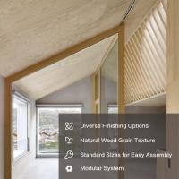 Quality Natural Wood Grain Laminate Wall Panels Interior Decorative Laminate Wall Planks manufacturer