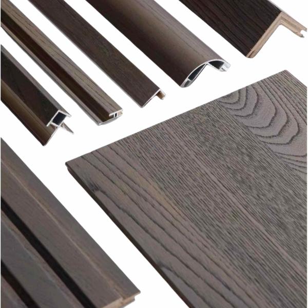Quality Natural Wood Grain Laminate Wall Panels Interior Decorative Laminate Wall Planks for sale