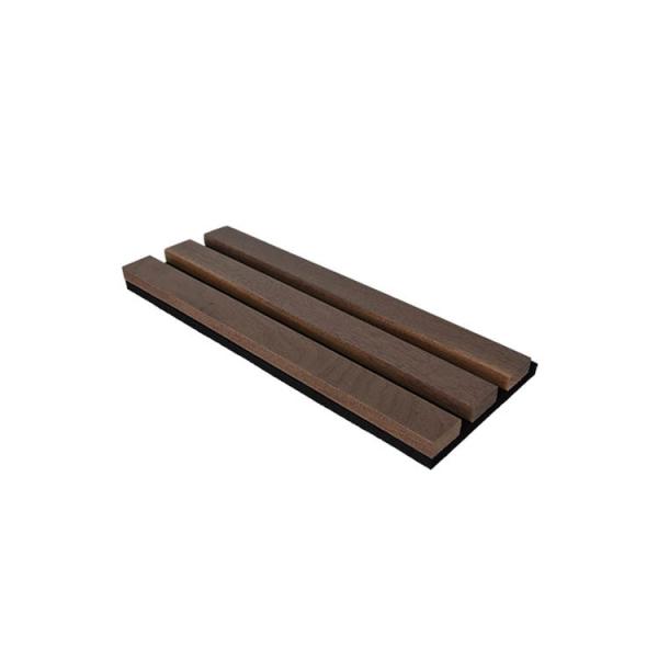 Quality 2400mm Acoustic Slat Wall Panel , Walnut Acoustic Panels For Office Studio for sale
