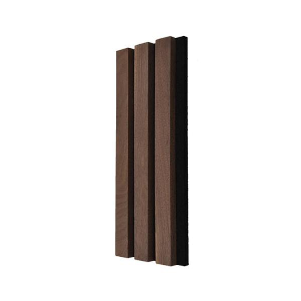 Quality 2400mm Acoustic Slat Wall Panel , Walnut Acoustic Panels For Office Studio for sale
