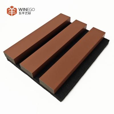 China Schlanke, akustische Holz-Schieferplatten für ruhige und elegante Innenräume for sale