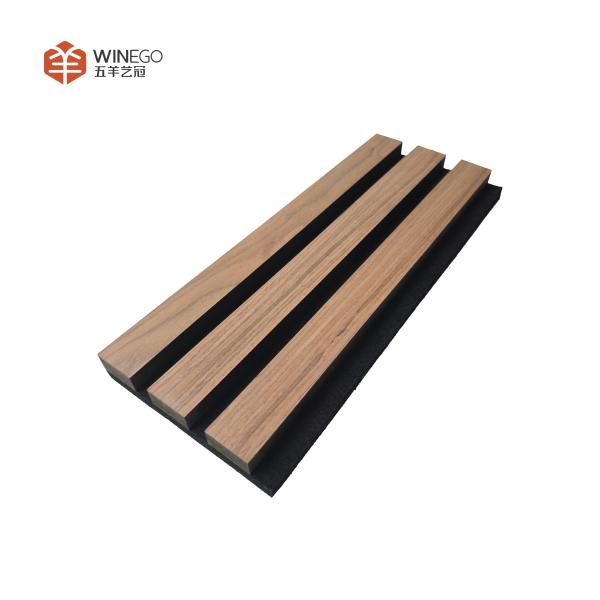 Quality Wood Slat Acoustic Panels for Enhanced Sound Absorption and Natural Aesthetic for sale
