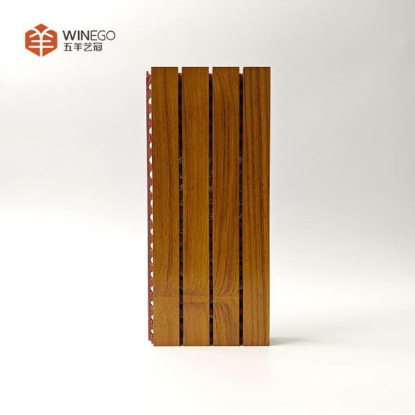 Quality Enhance Sound Absorption with Grooved Acoustic Panel for Studios and Theaters for sale