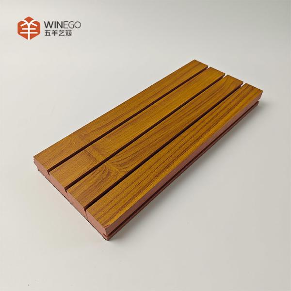 Quality Enhance Sound Absorption with Grooved Acoustic Panel for Studios and Theaters for sale