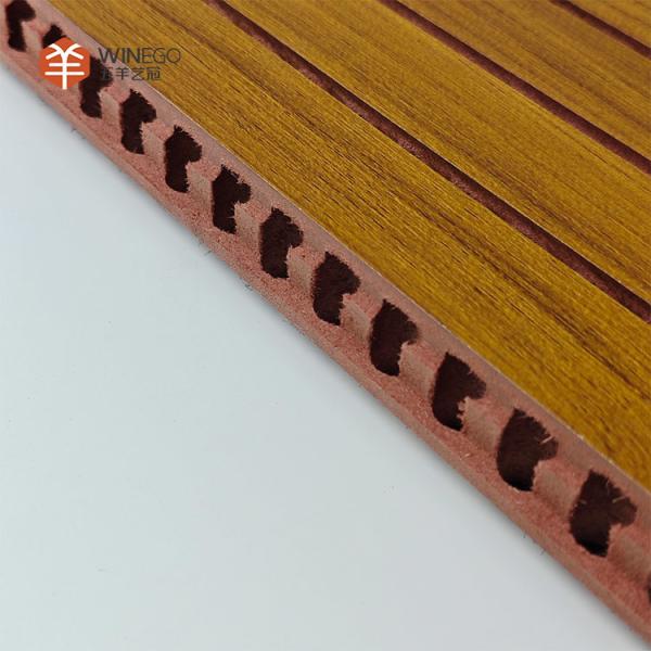 Quality Enhance Sound Absorption with Grooved Acoustic Panel for Studios and Theaters for sale