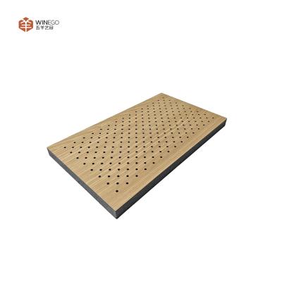 China Premium Perforated Acoustic Panel With Veneer Finish For Recording Studios for sale