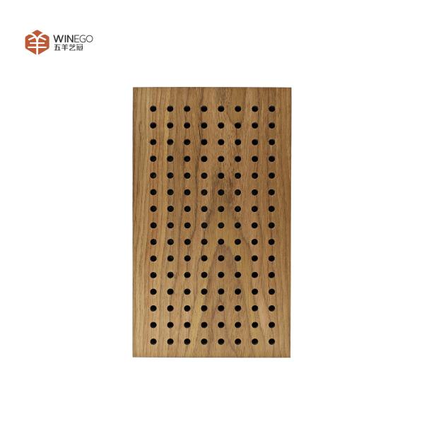 Quality High Fire-Resistant Perforated Acoustic Panel Safe for Public Spaces Wall and for sale