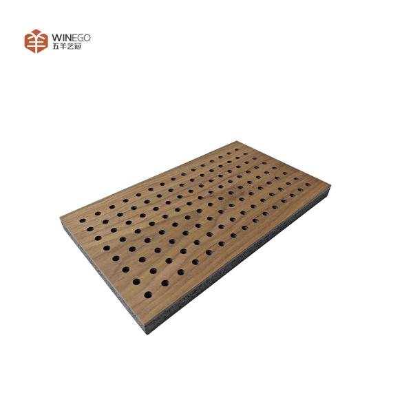 Quality High Fire-Resistant Perforated Acoustic Panel Safe for Public Spaces Wall and for sale