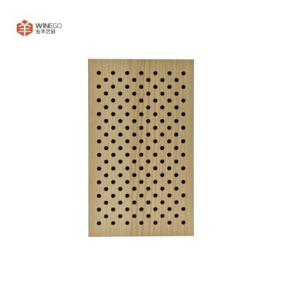 China Premium and High-density MDF Perforated Acoustic Panel For Office Meeting Rooms for sale