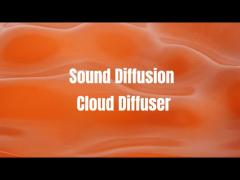 Hyperbolic Structure 3D Cloud Acoustic Sound Diffuser Panel For Home Theater