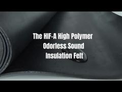 High Polymer Odorless Sound Insulation Felt 610x610mm For Soundproofing Rooms
