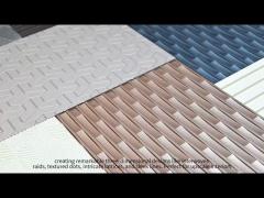 モダンデザイン MDF ベース 3D 装飾壁タイル インテリアパネル FSC CE 承認