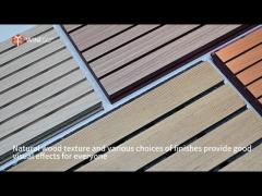 High-End Grooved Acoustic Wall Panels with Fire Resistance for Modern Interiors