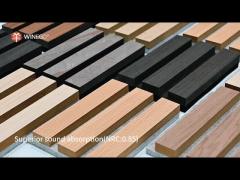 Black Acoustic Wood Slat Panels for Stylish Sound Control in Any Environment