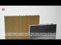 Premium-Honeycomb-Kern-Mikrophorisierte Akustikplatten zur Schallsteuerung