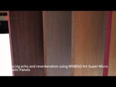 Super-Mikro-perforierte Akustikplatten MDF-Board Geräuschreduzierung 0,8 NRC