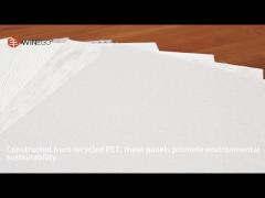 Umweltfreundliches Material Dekorative Akustikplatten für Wand und Decke