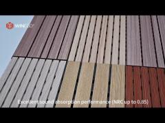 Painéis Acústicos Ranhurados e Ignífugos Sustentáveis para Espaços Mais Claros e Silenciosos