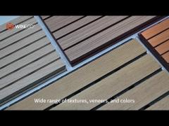 Balancear estilo e silêncio com painéis de parede com ranhuras Winego para espaços culturais