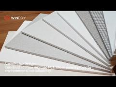 Controllo acustico bilanciato pannelli acustici decorativi finitura in tessuto