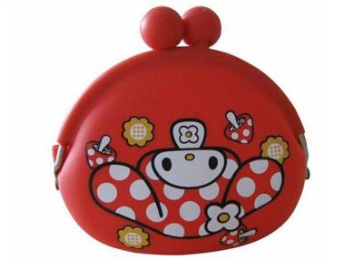 Cina 2012 Nuovo stile seta stampata fungo Silicone Pochi portamonete per bambini / ragazza in vendita