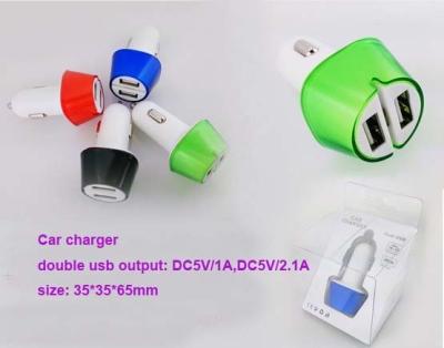 Cina Adattatore doppio del caricatore dell'automobile del usb, caricatore con due porte USB, adattatore dell'automobile dell'automobile del usb in vendita