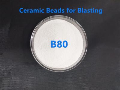 China B80 Zirconia Ceramic Bead Blasting For Mental Clean High Density for sale
