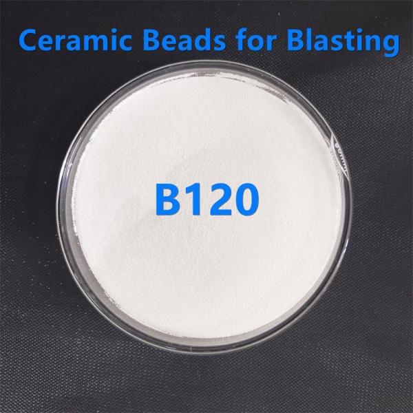 Quality Solid B120 Zirconia Ceramic Bead Blasting Round Ball For Pretreatment for sale