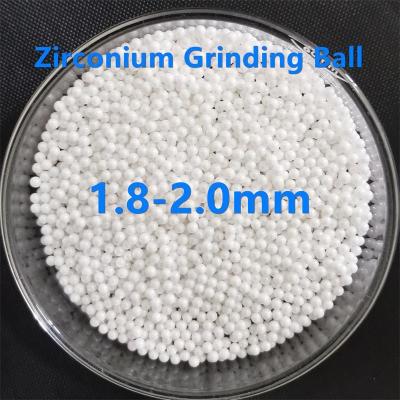 China Stabilized Zirconia Ceramic Grinding Balls Media 1.8mm For Painting for sale