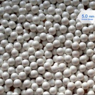 China High Hardness Grinding Media Balls , 4 - 10 Mm Zirconia Grinding Beads  for sale