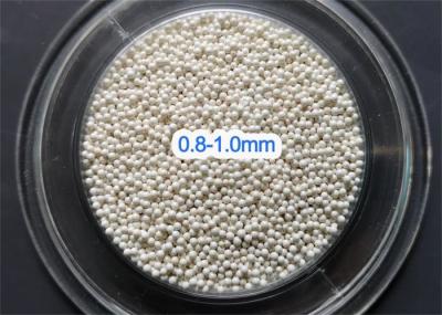 Cina 65 palle ceramiche della macinazione dello zirconio colore bianco bianco/latteo di dimensione di 0.8mm - di 0,6 in vendita
