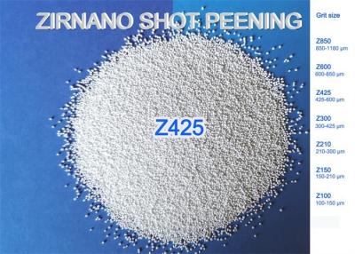 China High Efficiency Ceramic Shot Peening Media 700HV Hardness Z425 AMS 2431/7A for sale