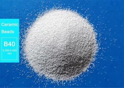 Китай Размер Б40 средства массовой информации поверхностного покрытия металла керамического шарика 0,250 до 0,425 Мм взрывая взрывая продается
