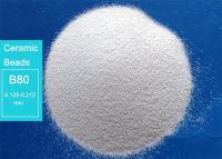 China 700 HV Vicker Hardness Ceramic Bead Blasting For Open Sandblasting Machine for sale