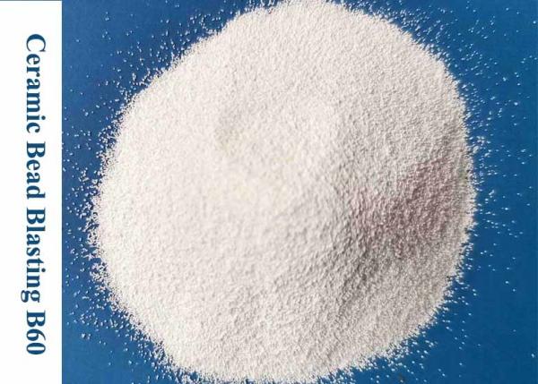 Quality Microblast Ceramic Bead Blasting Media B60 150-300μm B120 63-125μm For Metal Finish for sale