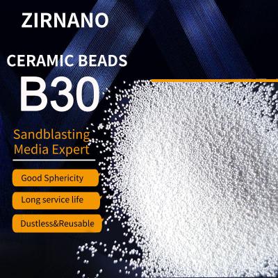 Китай B30 средства массовой информации размера 425-600μm Sandblasting керамические взрывая для финиша поверхности металла продается
