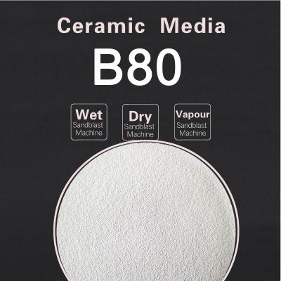 China B80 Ceramische Parels die Media vernietigen 0.125-0.212 mm-beschikbaar certificaat van oorsprong Te koop
