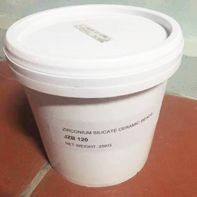 Cina Sabbia di biossido di zirconio di JZB40 JZB60 JZB120 JZB205 JZB400 per rivestimento del metallo in vendita