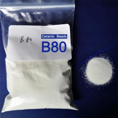 중국 B80 세라믹 구슬 폭파 매체 크기 0.180-0.25 Mm 스테인리스 표면 끝 판매용
